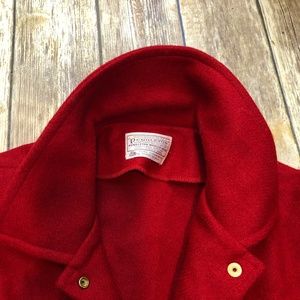 Pendleton | Jackets & Coats | Vintage Pendleton Wool Red Jacket Coat ...